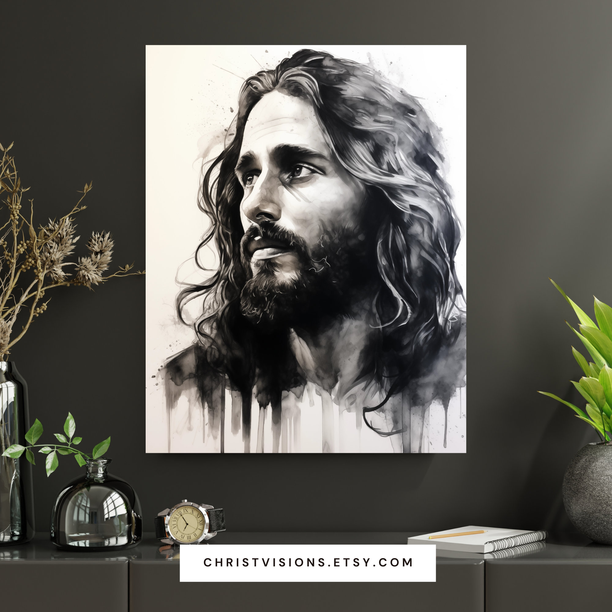 Printable Jesus Christ Picture | Digital Christian Art | Bible ...