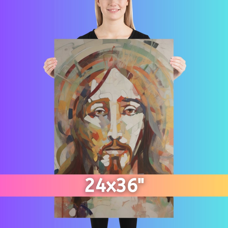 Jesus the Christ Modern Art Christian Wall Art Jesus Painting ...