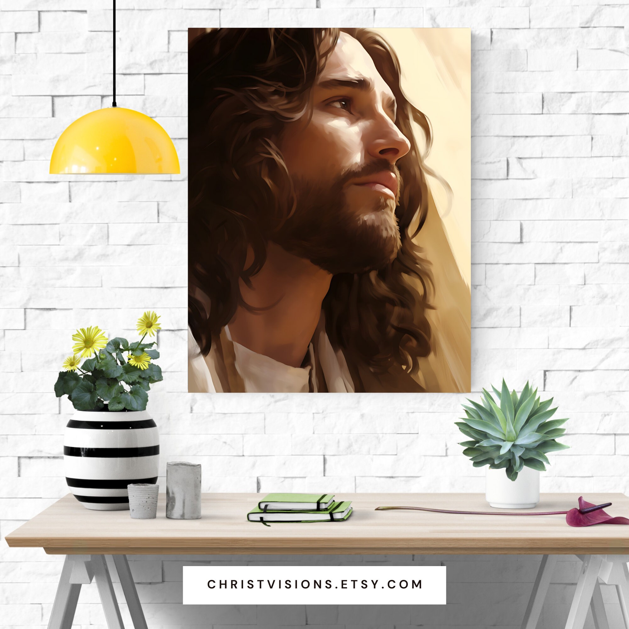 Printable Jesus Profile Art Jesus Art Jesus Print - Etsy