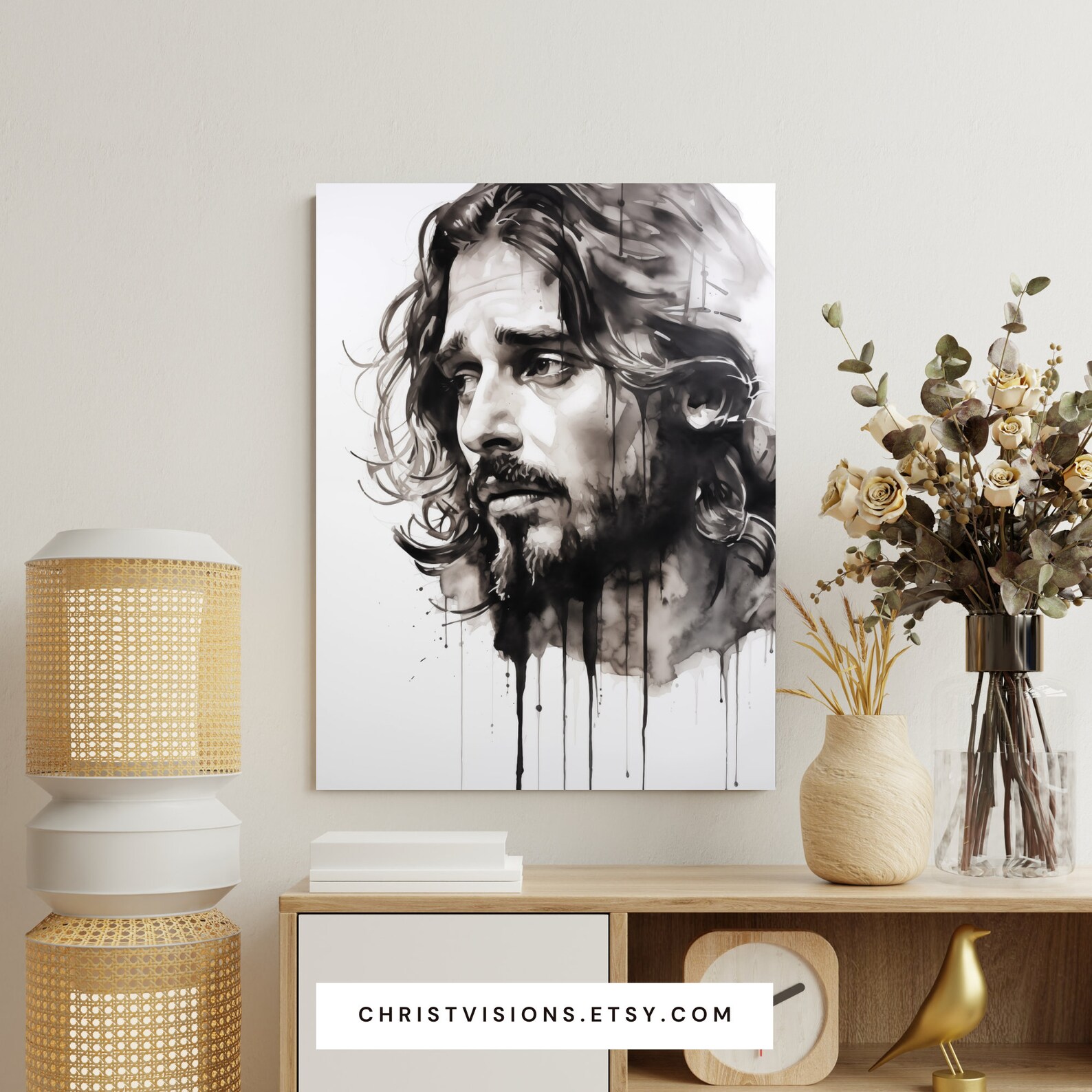 Digital Jesus Christ Picture Printable Art | Christian Prints | Jesus ...