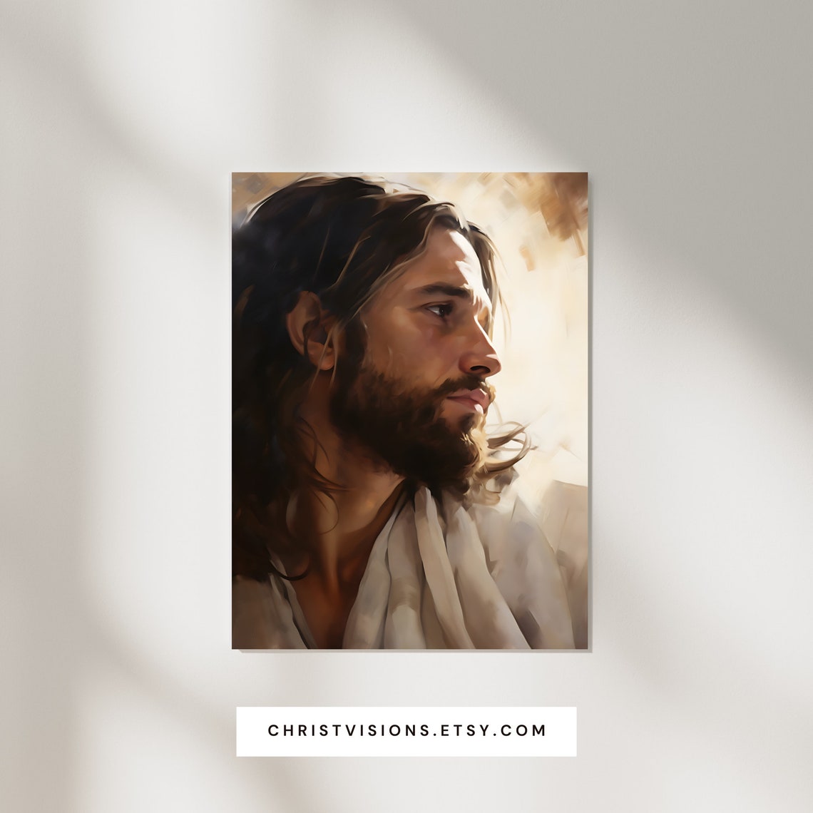 Profile Picture of Jesus Printable Christian Art Jesus Art Profile ...