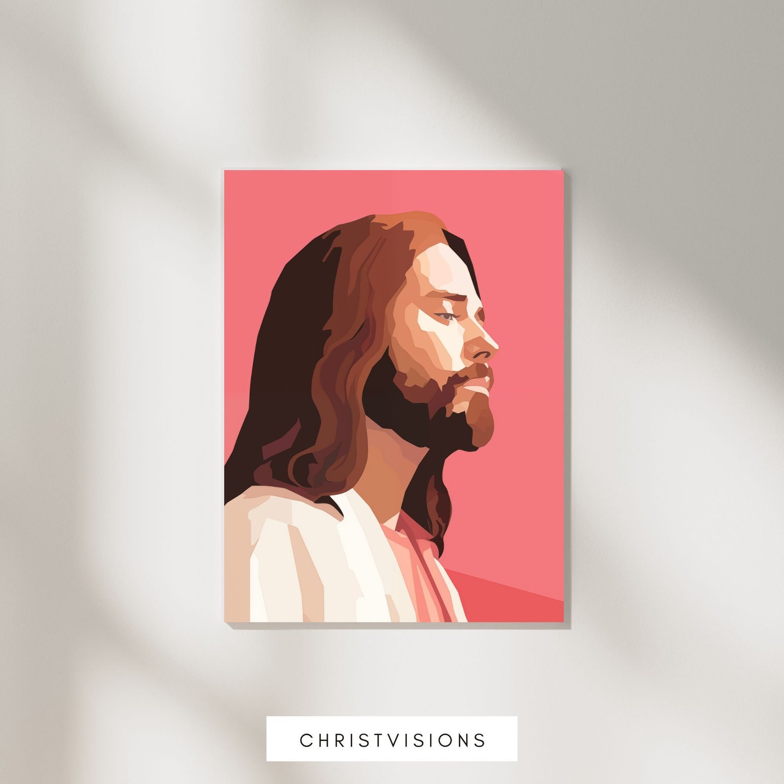 Retro 80s Pop Art Jesus Poster Printable Christian Poster Christian ...