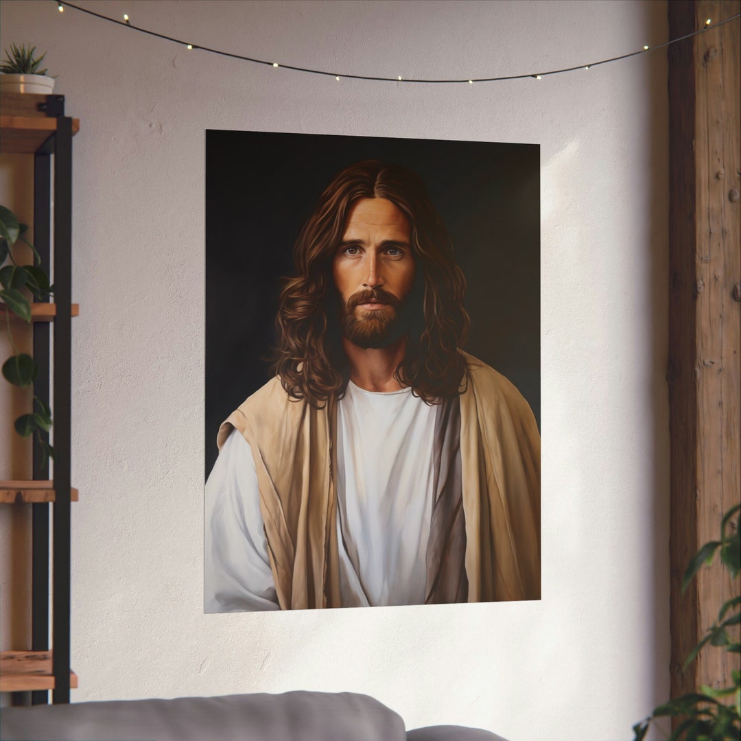 Jesus Christ Portrait Christian Art Print Jesus Art Prints Traditional ...