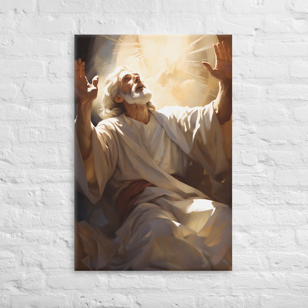 The Prophet Moses on Mount Sinai, Canvas Print - Religious Gift & Wall ...