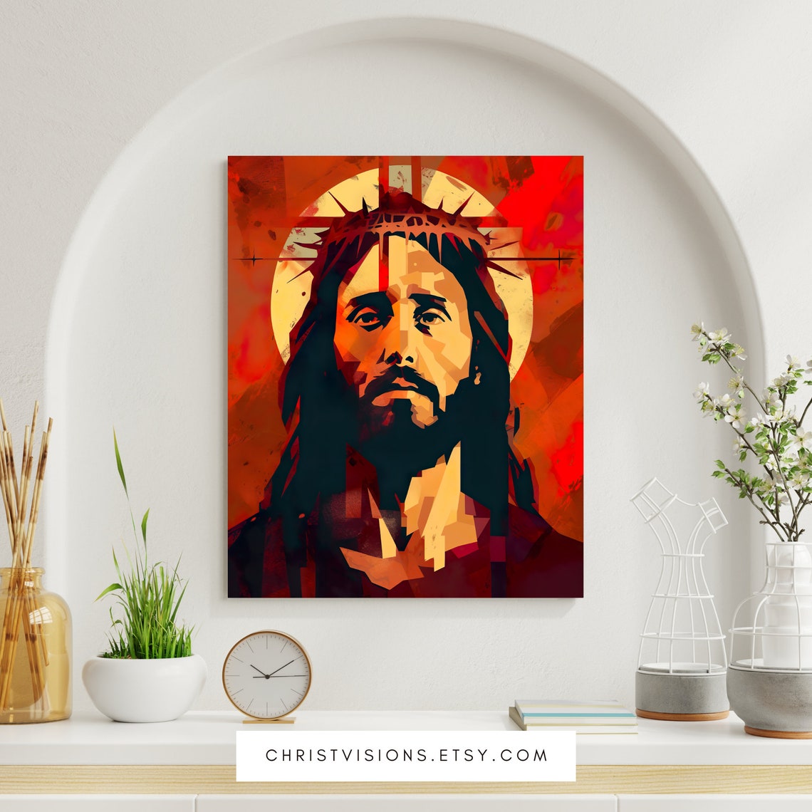 Jesus Digital Art Jesus Printable Art Christian Printables Jesus Poster ...