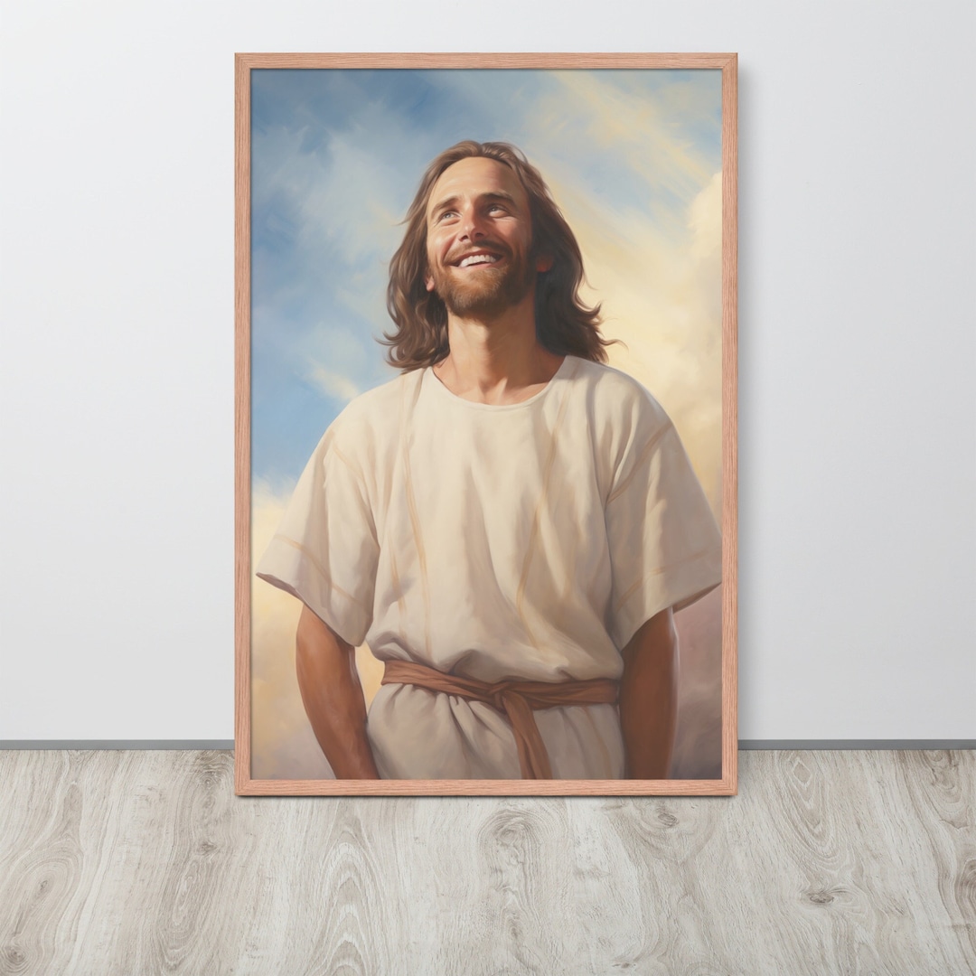 Young Jesus Art Print - Christian Wall Art & Baptism Gift | Christian ...