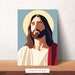 Minimalist Jesus Christ Digital Art Print Bible Printables - Etsy