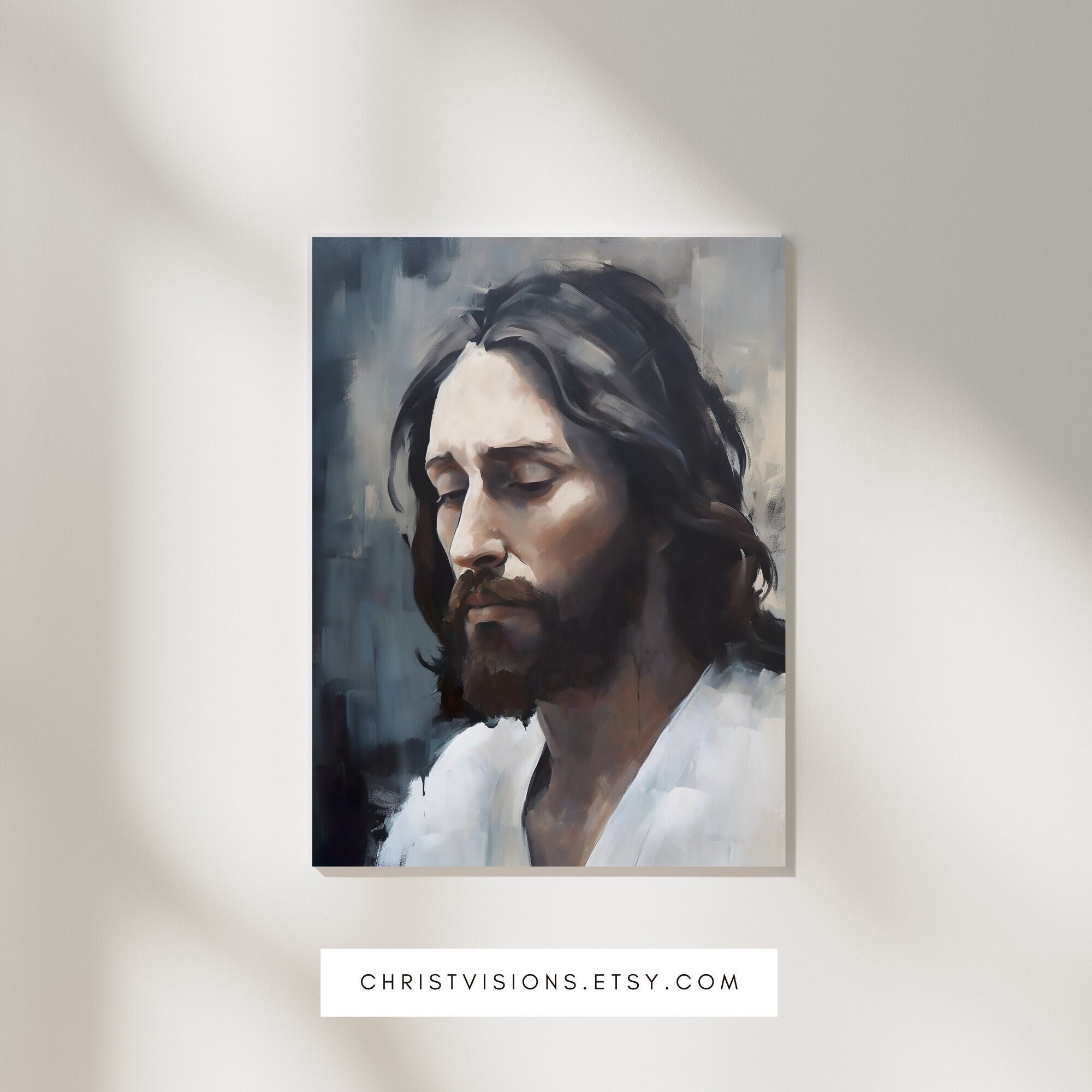 Jesus Son of Man Digital Christian Art | Christian Printables | Jesus ...