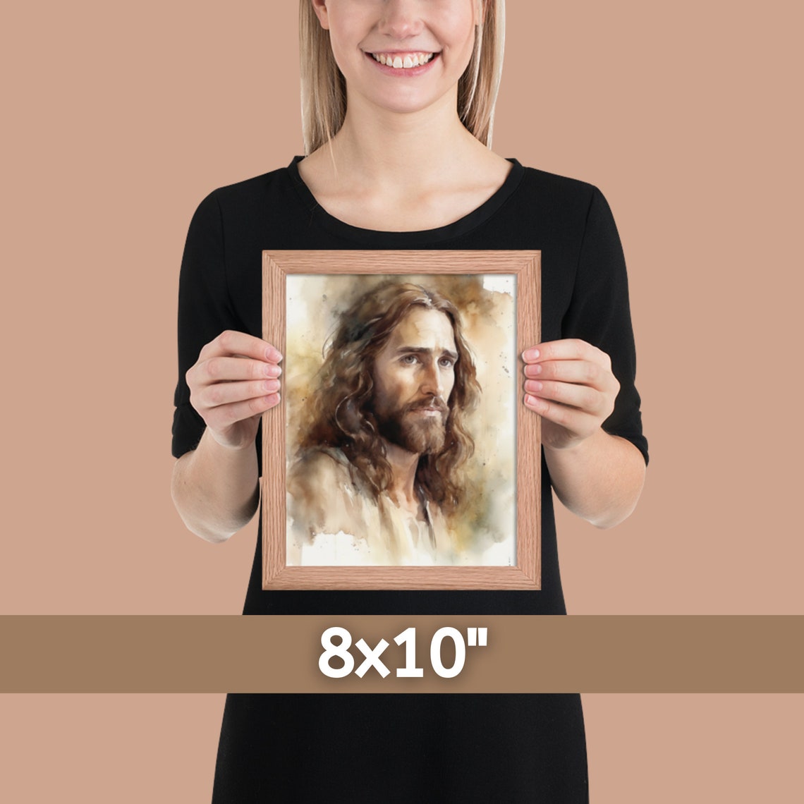 The Savior Jesus Framed Christian Wall Art Jesus Wall Art Bible Art ...