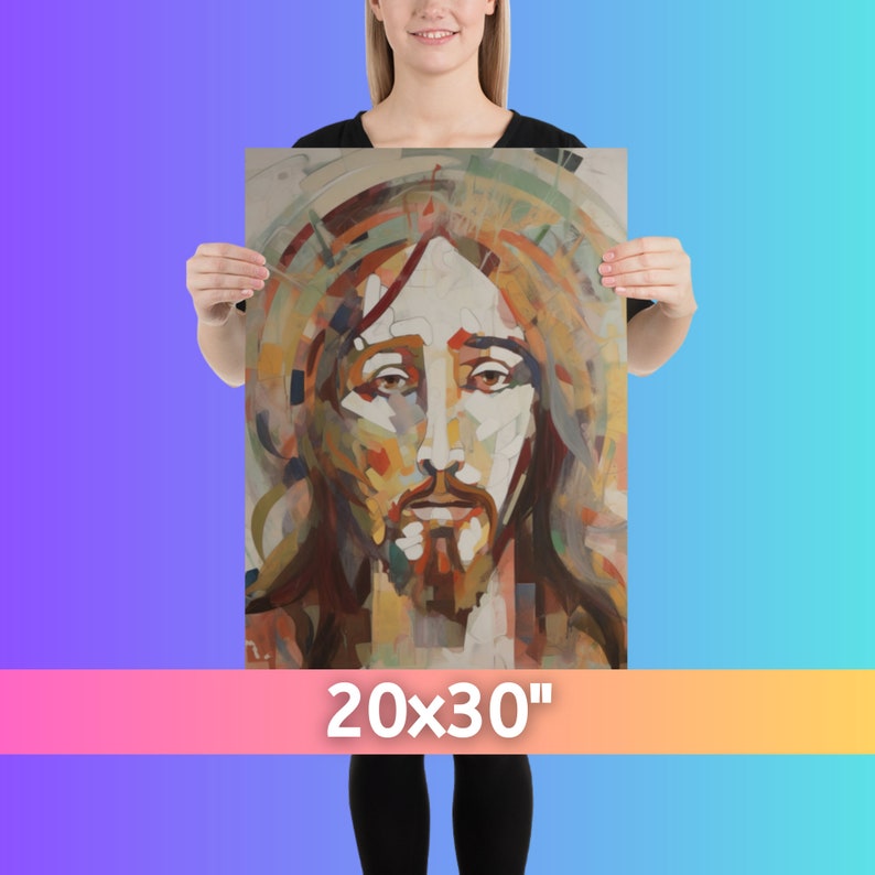 Jesus the Christ Modern Art Christian Wall Art Jesus Painting ...