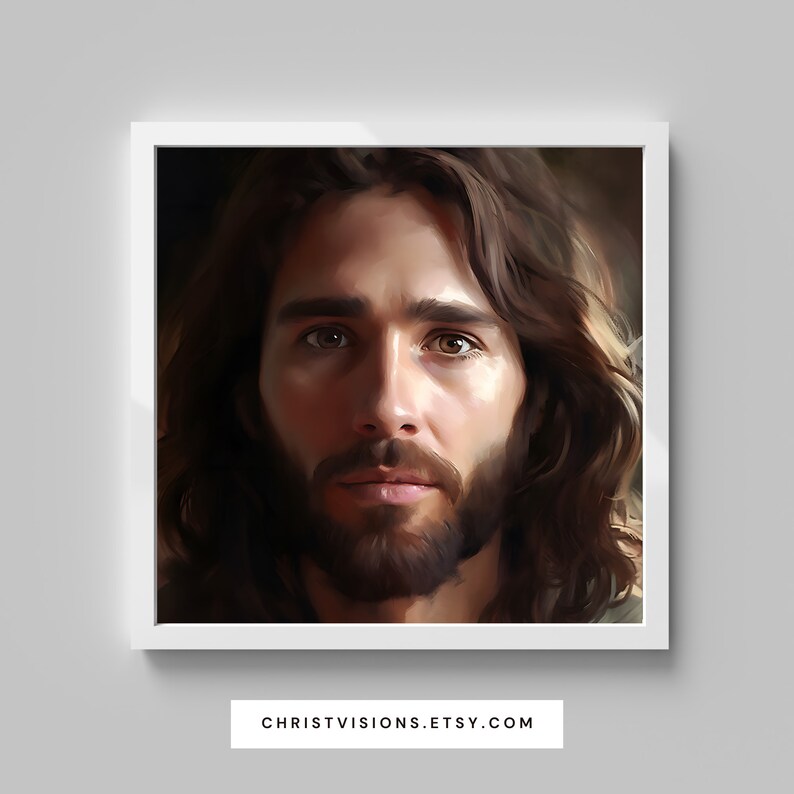 Printable Jesus Portrait Jesus Print Jesus Art Print - Etsy