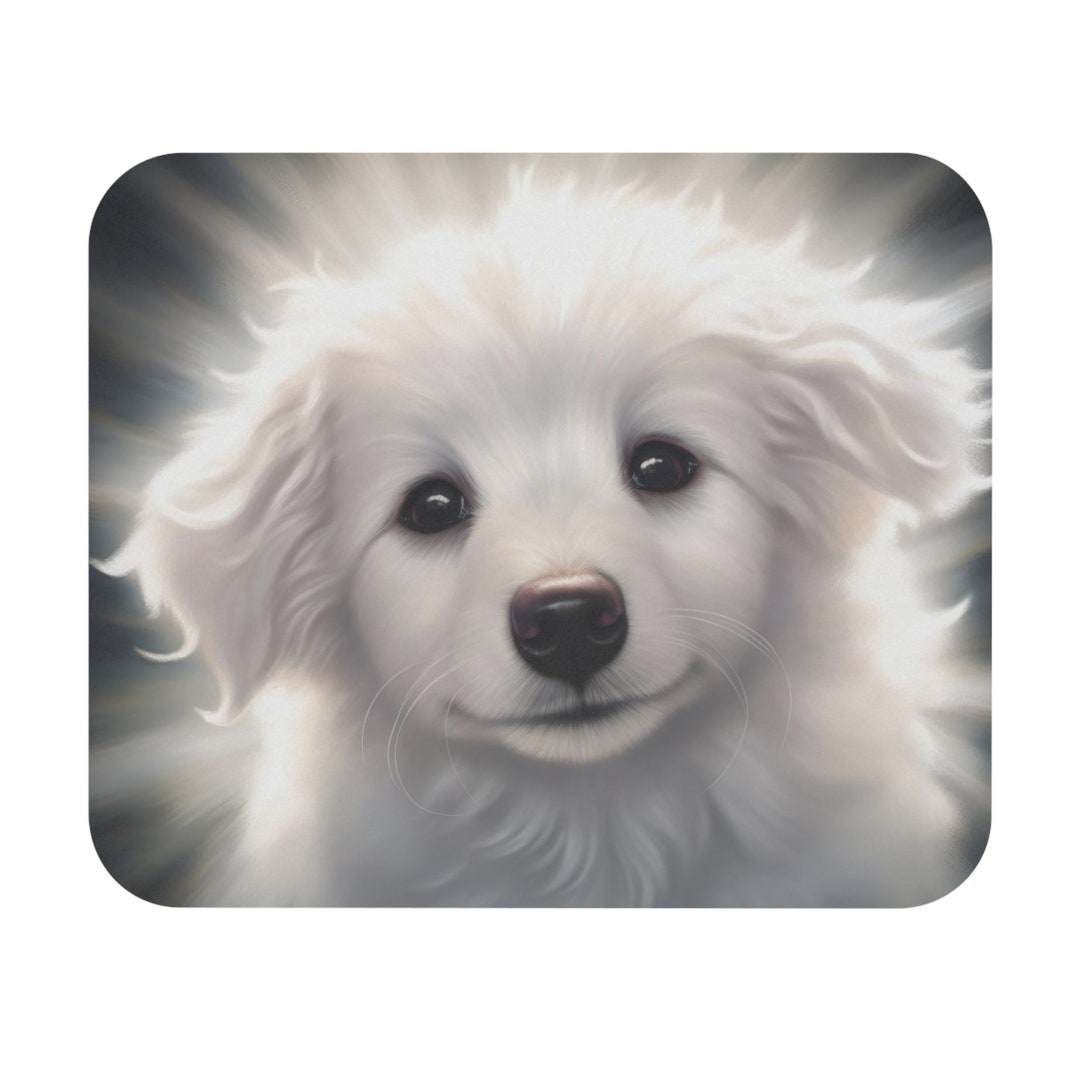 Cute Puppy Mouse Pad | Cute Dogs | Gifts for Dog Owners | Angel Puppy ...