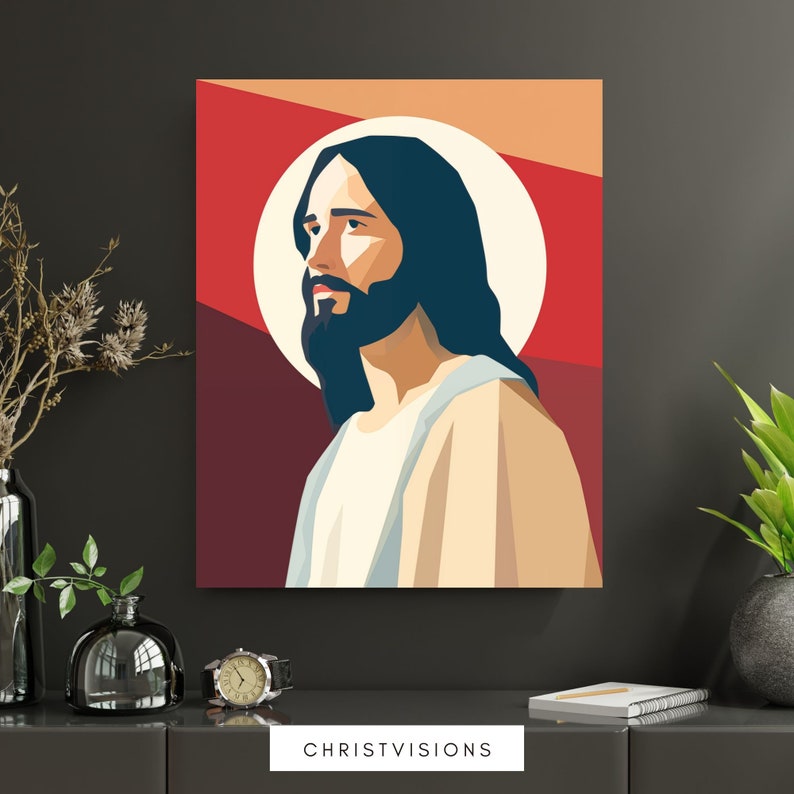 Jesus Christ Printable Bible Art Sunday School Art Christian Printables ...