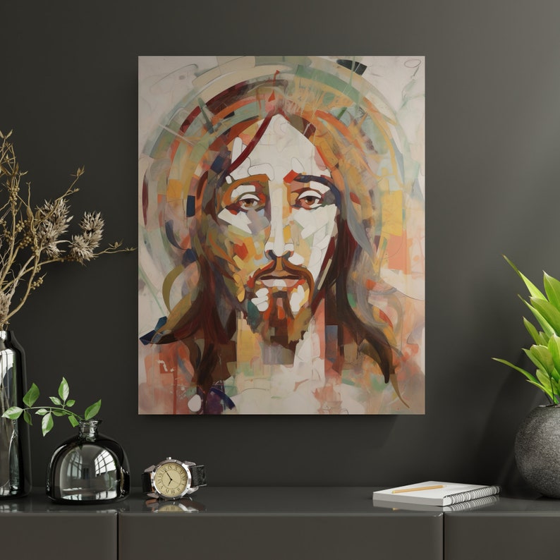 Jesus the Christ Modern Art Christian Wall Art Jesus Painting ...