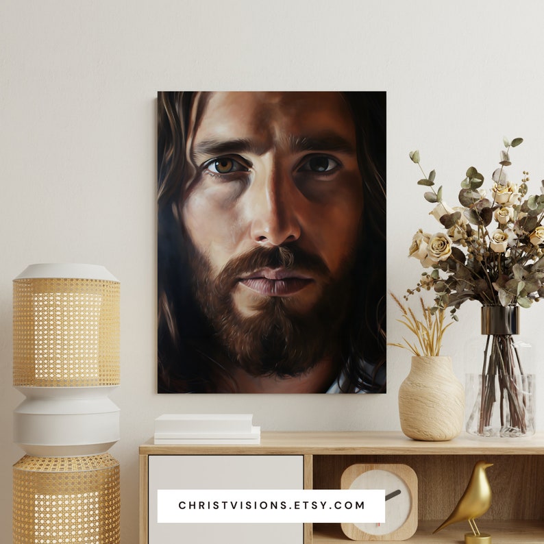 Printable Jesus Portrait Digital Jesus Art Print Jesus - Etsy