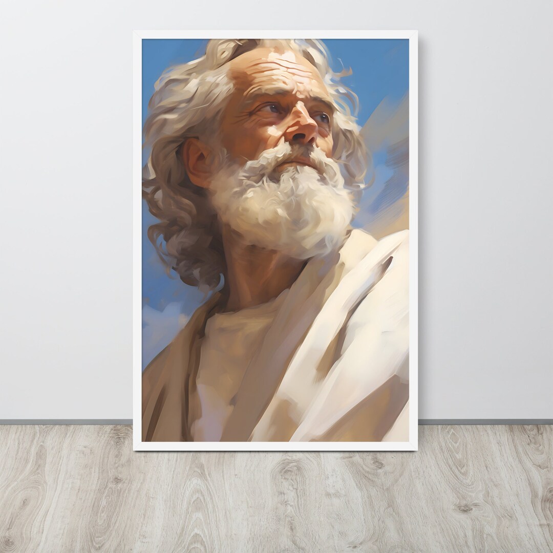 A Portrait of Moses the Prophet - Jewish and Christian Religious Wall ...