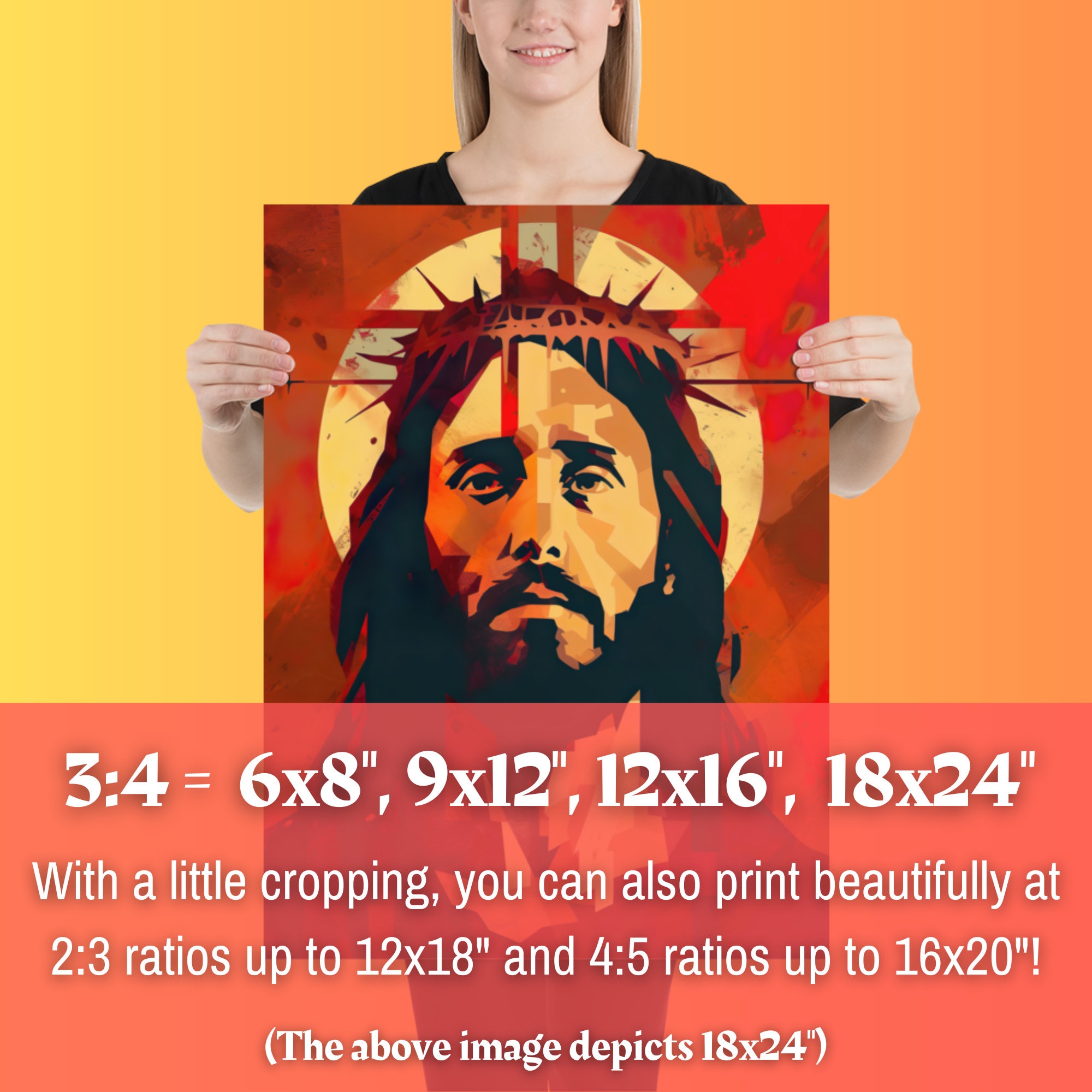 Jesus Digital Art Jesus Printable Art Christian Printables Jesus Poster ...