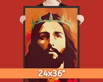 Jesus Christ King of Kings Printable Wall Art - Etsy