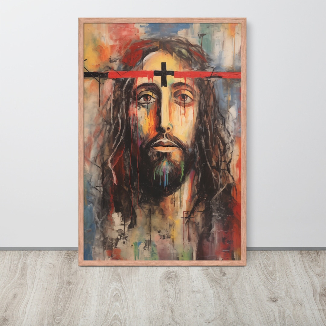 Abstract Jesus Christ Painting - Modern Christian Art Prints ...
