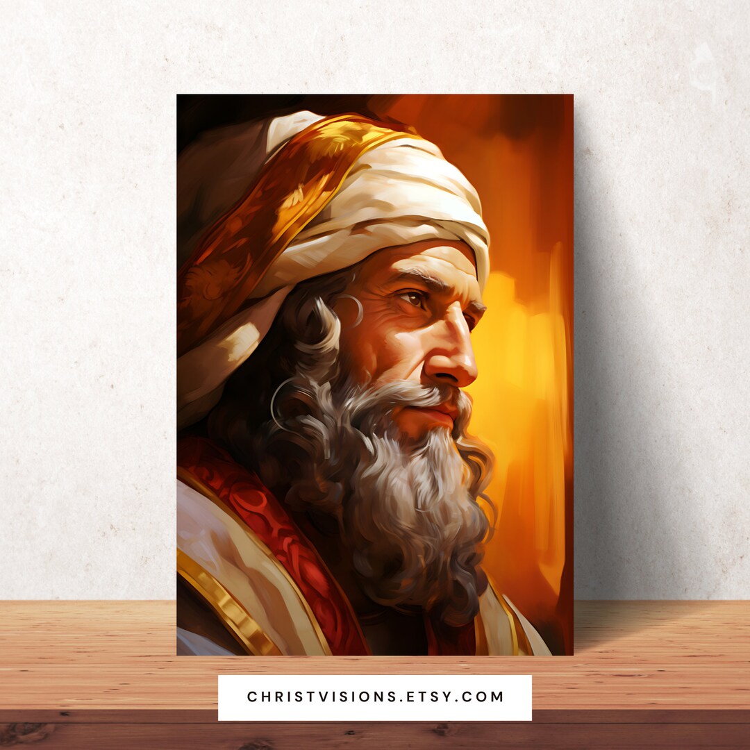 Arte imprimible del Rey Salomón / Arte del Rey Salomón / Imagen del Rey ...