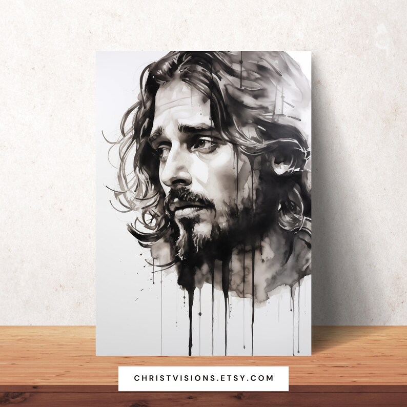 Digital Jesus Christ Picture Printable Art | Christian Prints | Jesus ...