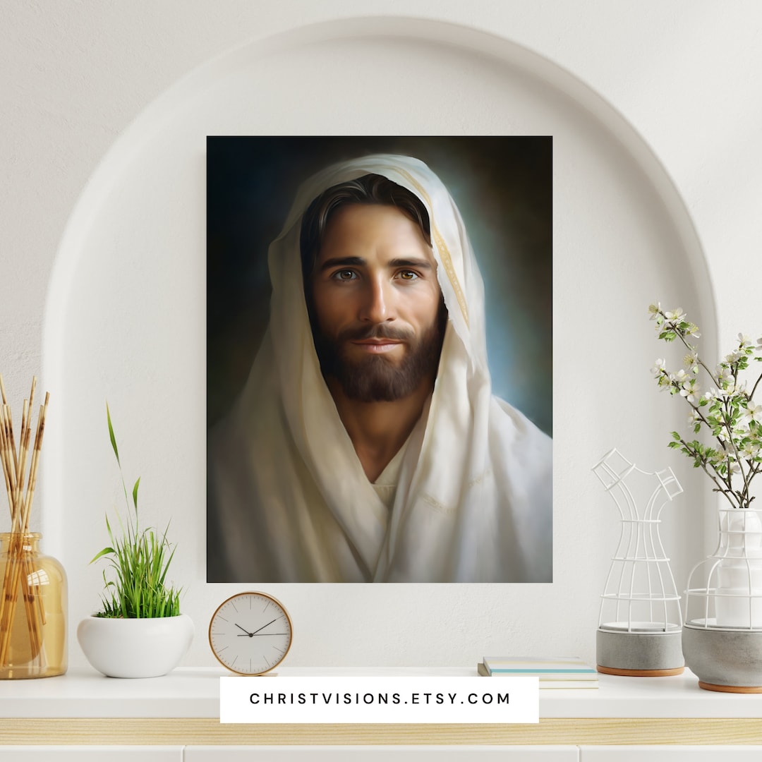 Resurrected Christ Painting - Inspirational Jesus Art Print for ...