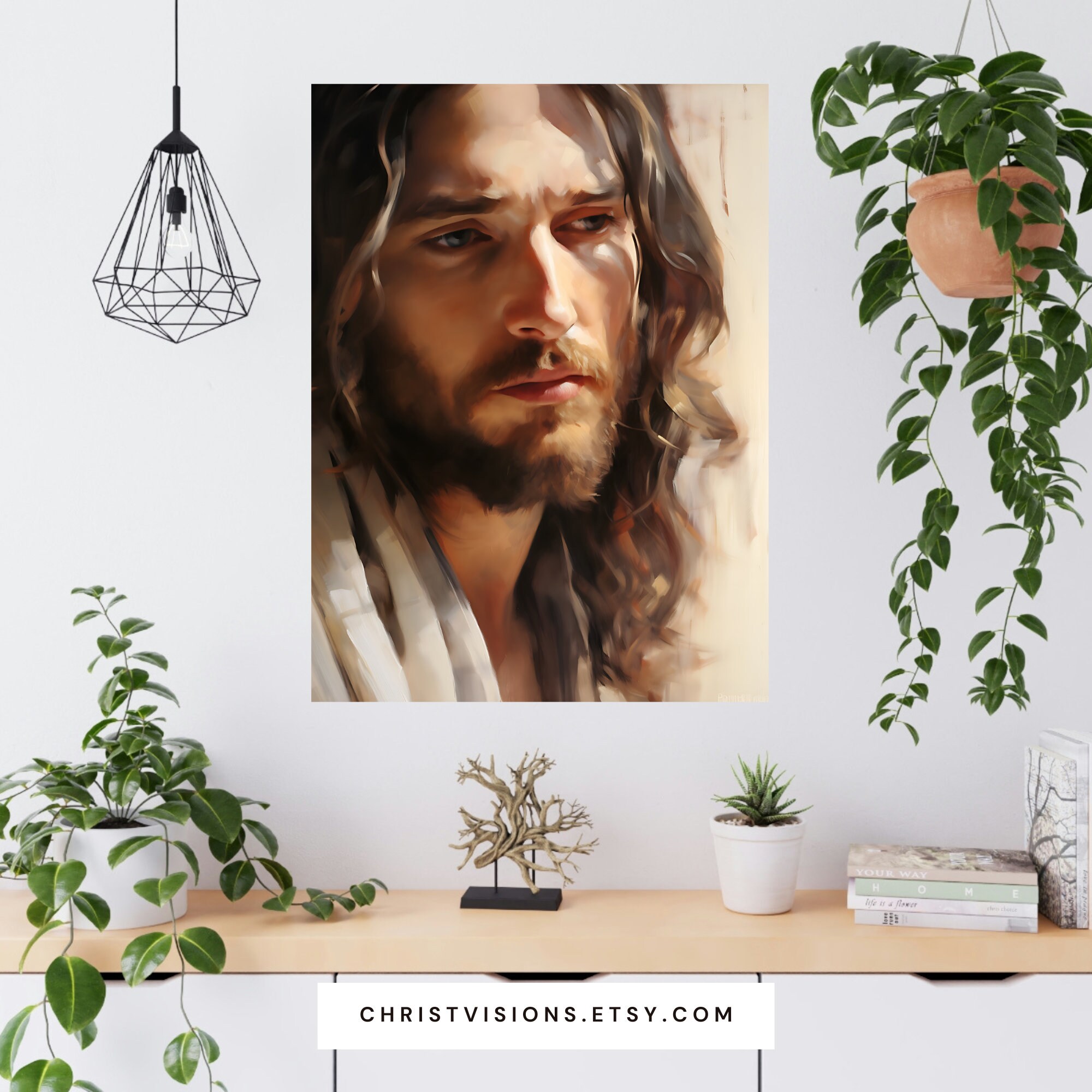 The Savior Jesus Digital Print Printable Jesus Art Jesus Print Jesus ...