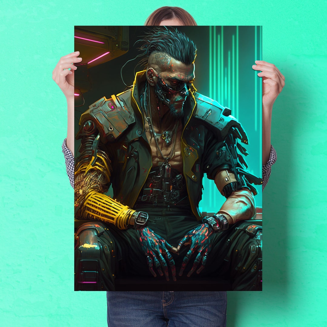 CYBERPUNK, Printable, Wandkunst/poster, Digital Download, Cyberpunk ...