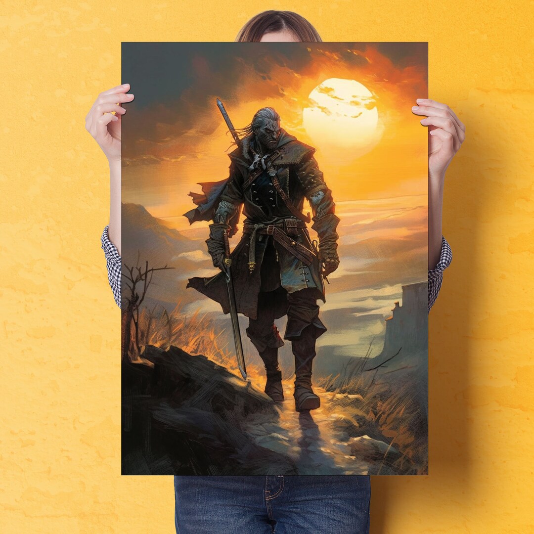 THE WITCHER, Printable, Wandkunst/poster, Digital Download, Wild Hunt ...