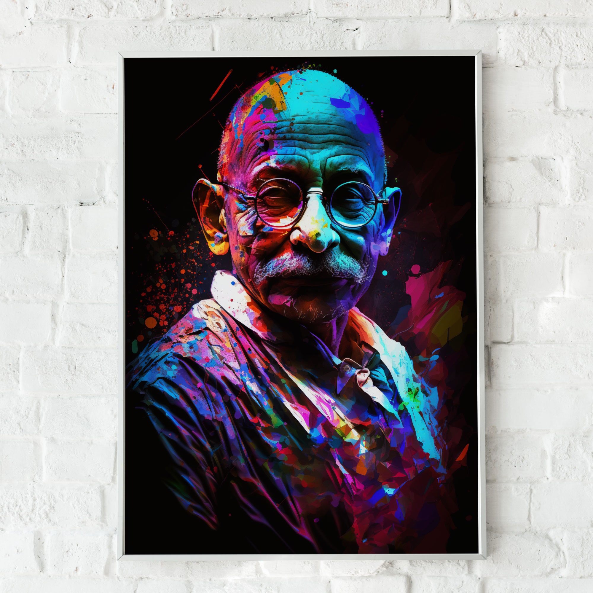 MAHATMA GANDHI Printable Wandkunst/poster Digital Download - Etsy