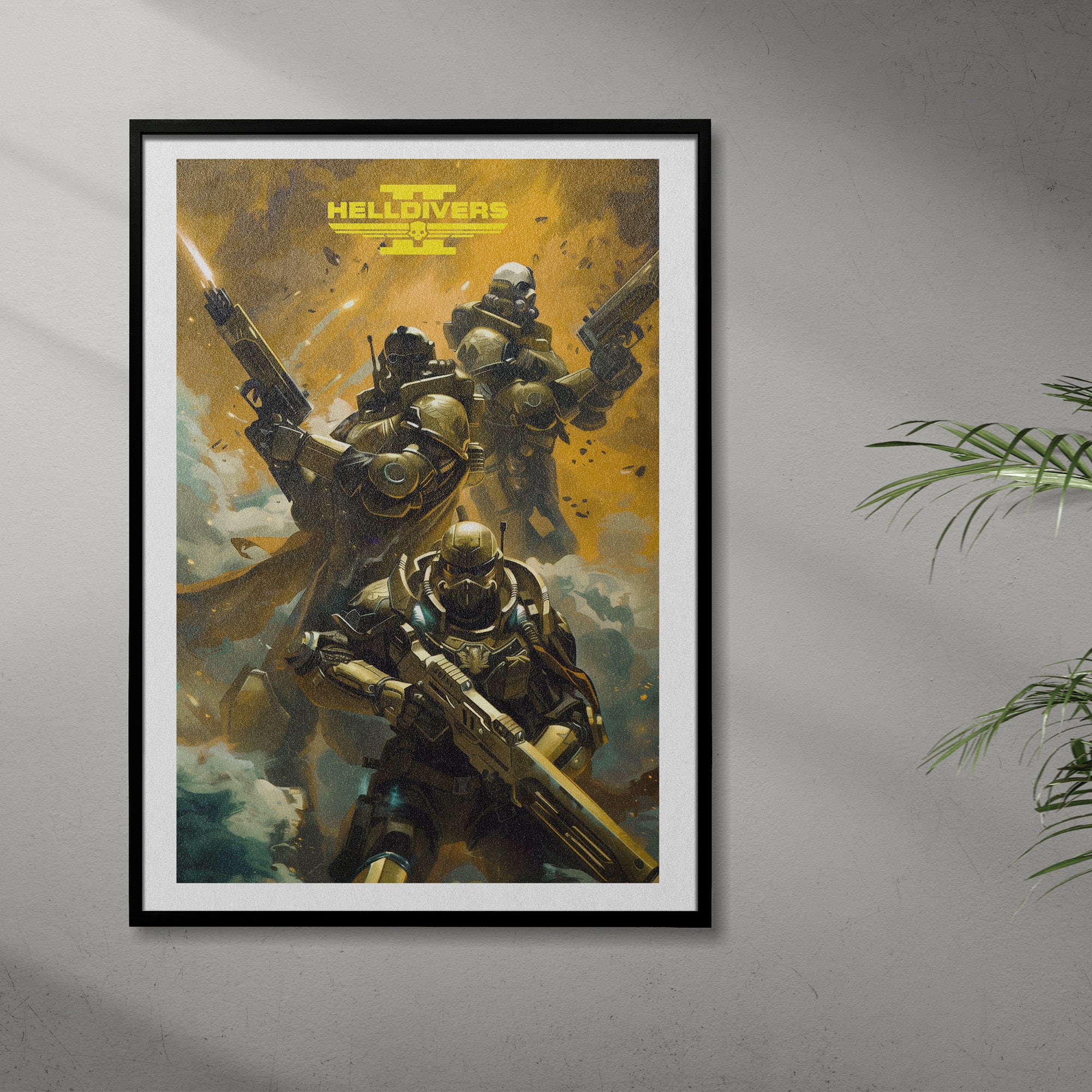 Helldivers 2 / Gaming Art / Sci-Fi / Video Game Poster sold by Rump ...
