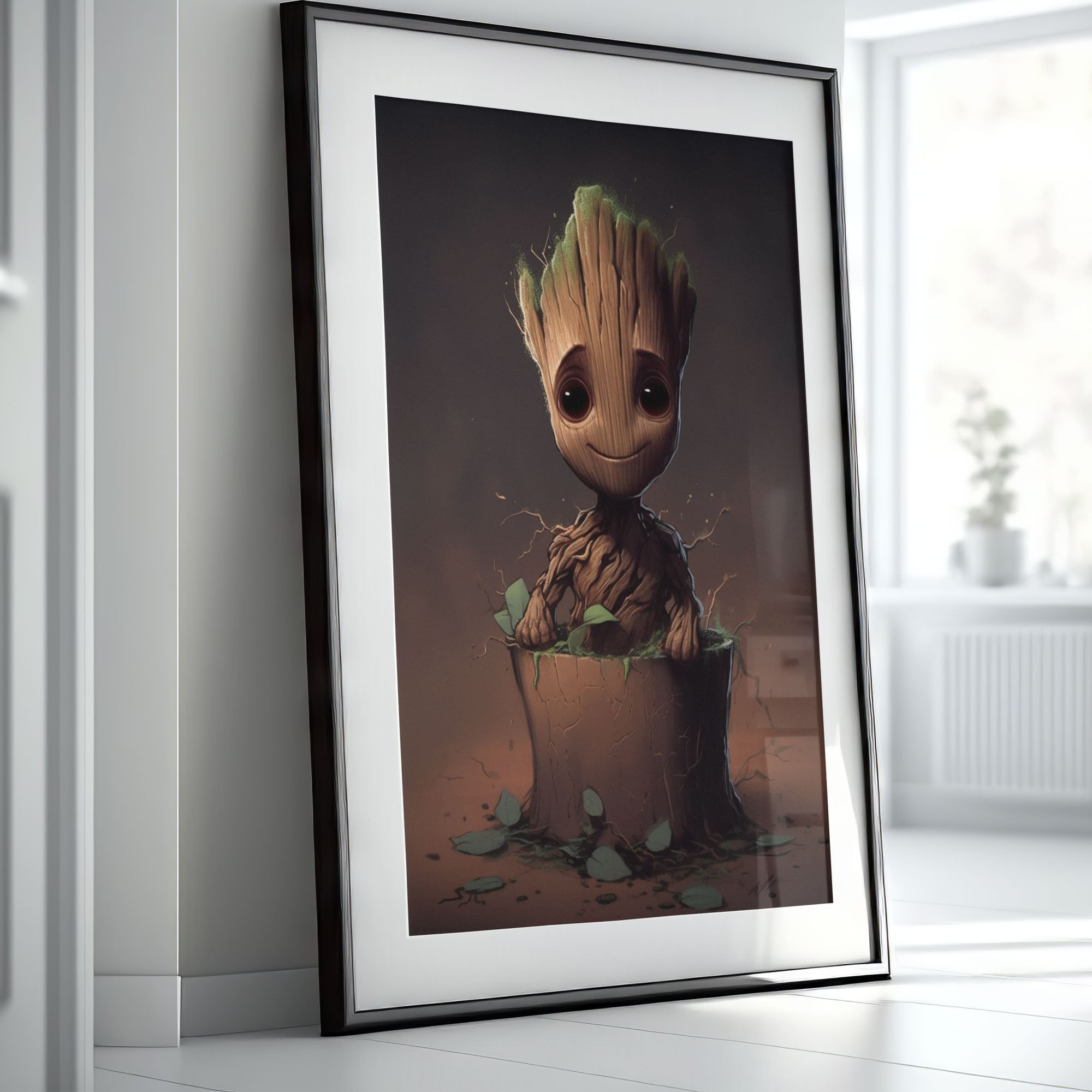 BABY GROOT, Fanart, Printable, Poster, Digital Download KUNST, Super ...