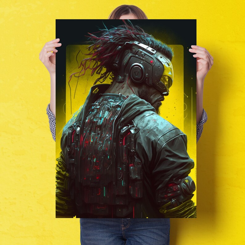 CYBERPUNK, Printable, Wandkunst/poster, Digital Download, Cyberpunk ...