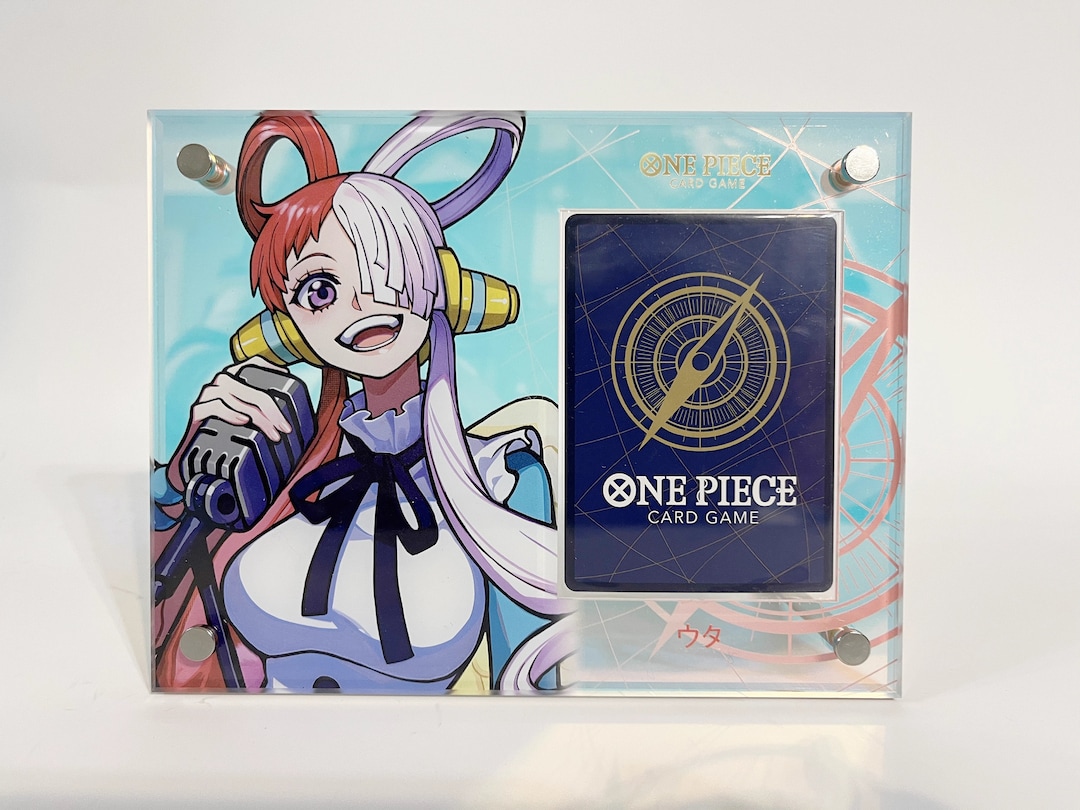 One Piece Card Game Acrylic Card Frame UTA Leader - Etsy