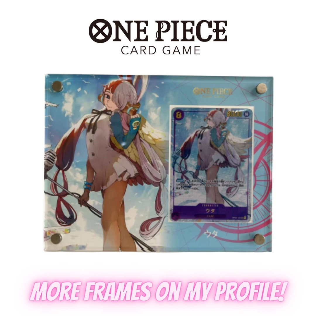 One Piece Card Game Acrylic Card Frame UTA Alt Art - Etsy