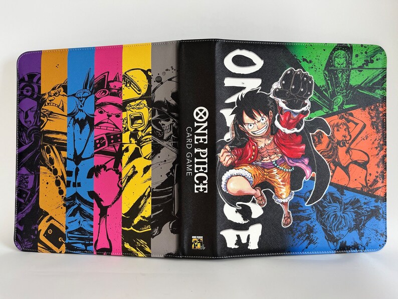 One Piece Card Game 9 Pocket Card Binder Zipper 1 - Etsy