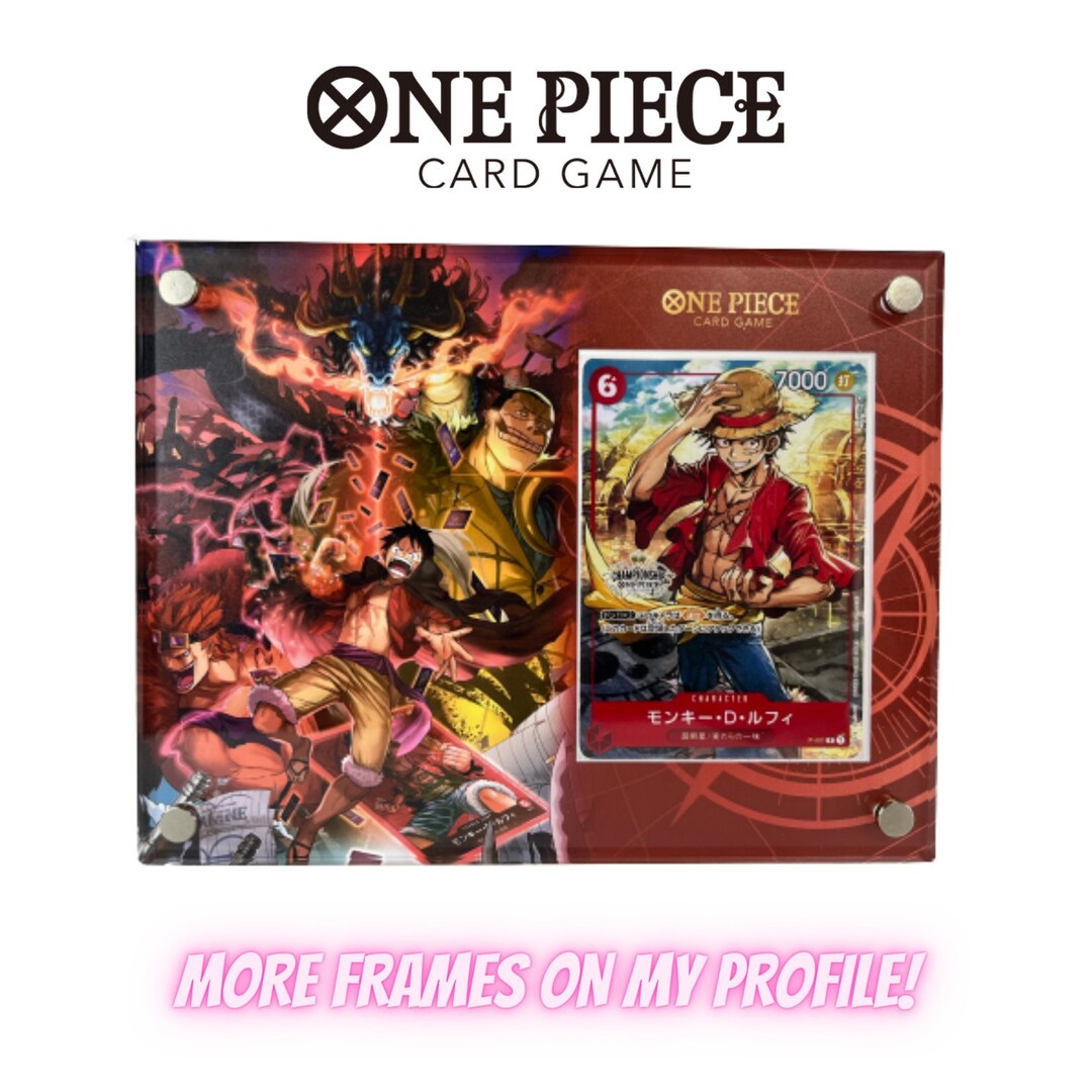 One Piece Card Game Acrylic Card Frame V3 Wanokuni - Etsy