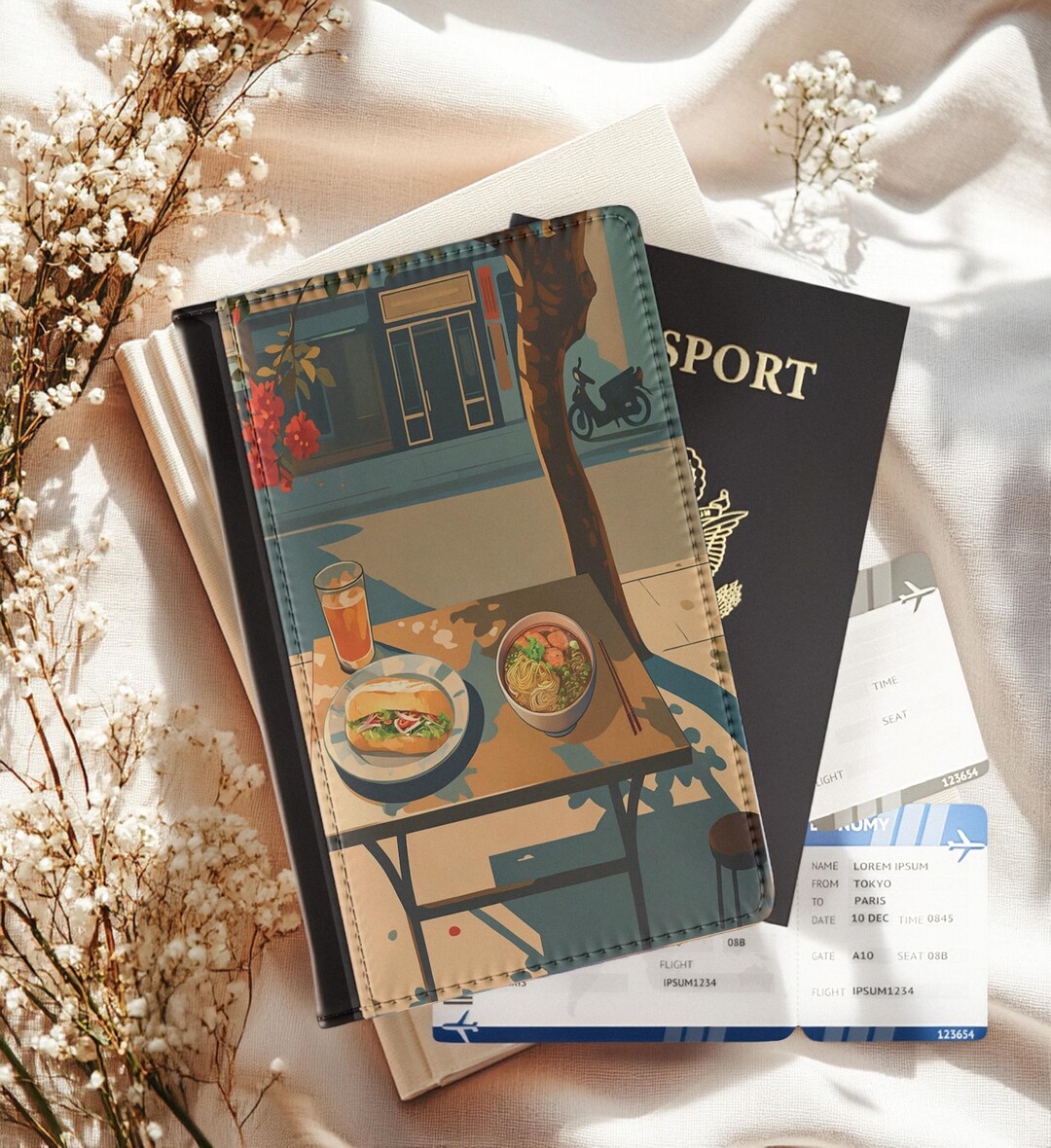 Cozy Vintage Passport Cover, Cute Passport Holder With RFID Blocking ...
