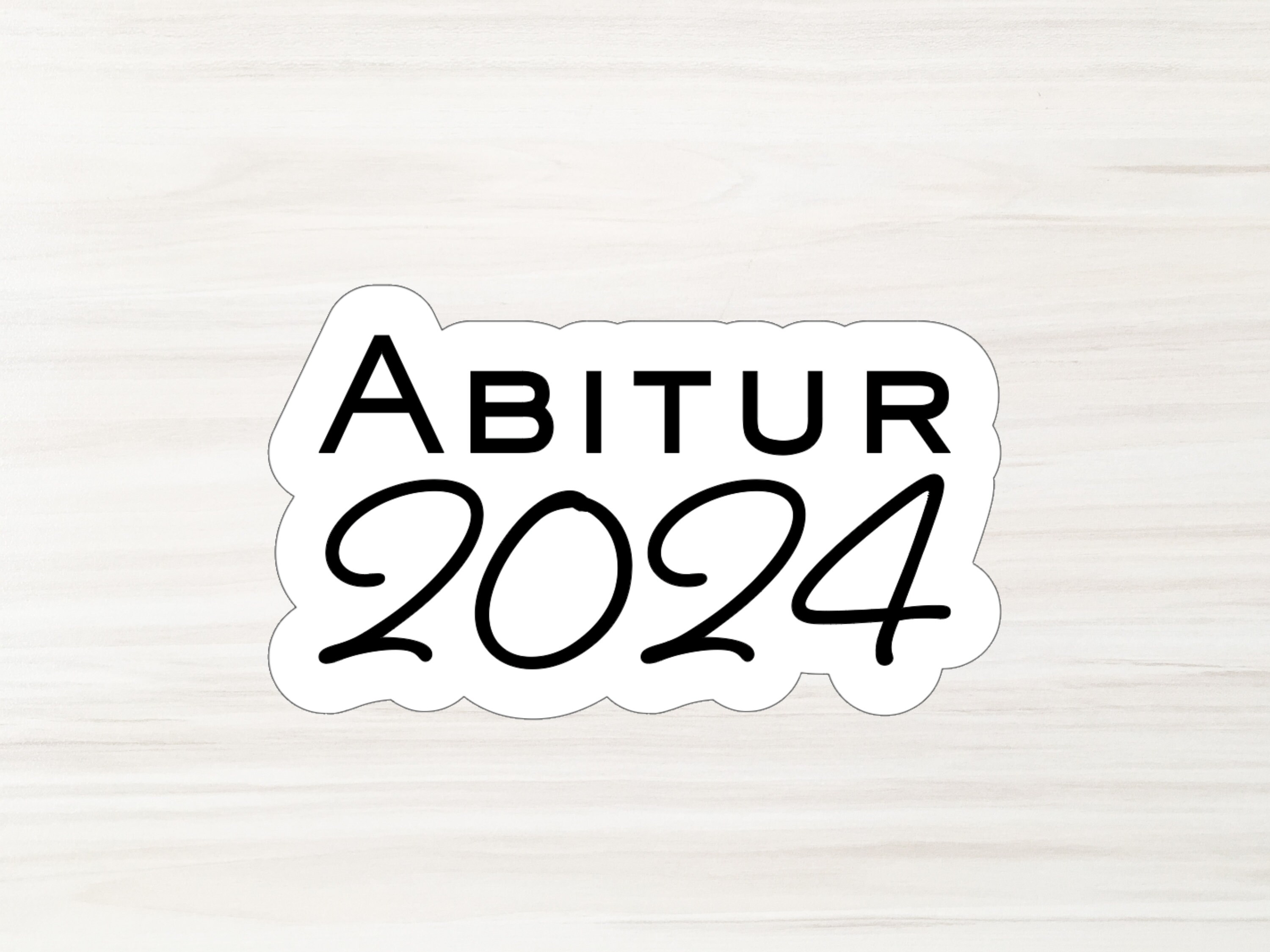 Abitur 2024 Car Sticker Proudly Present Your Abitur on Your Vehicle ...