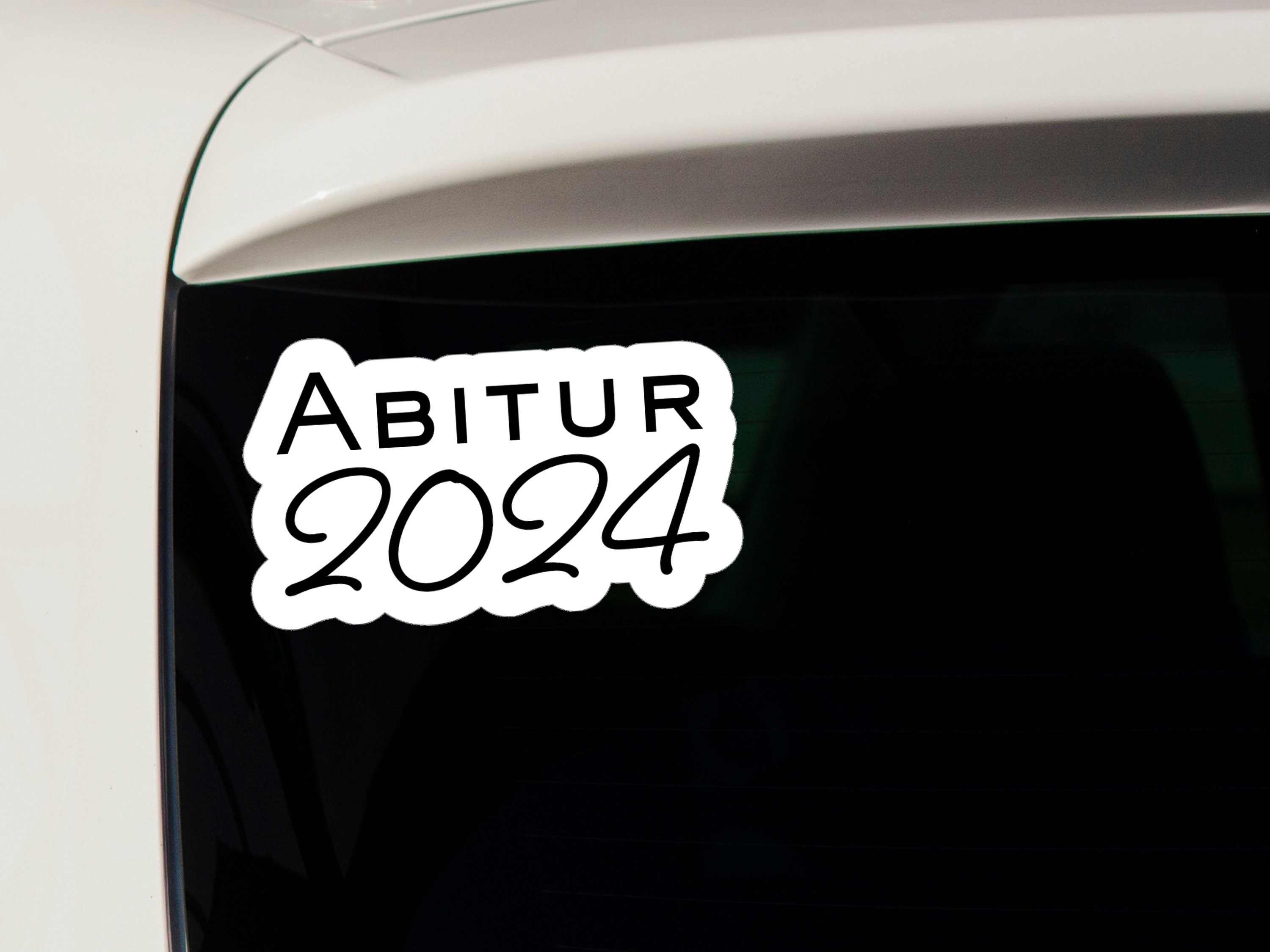 Abitur 2024 Car Sticker Proudly Present Your Abitur on Your Vehicle ...