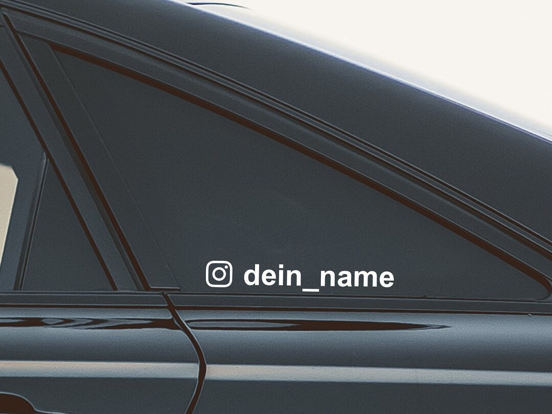 Personalized Instagram Name Stickers for More Reach on Social Media Car ...