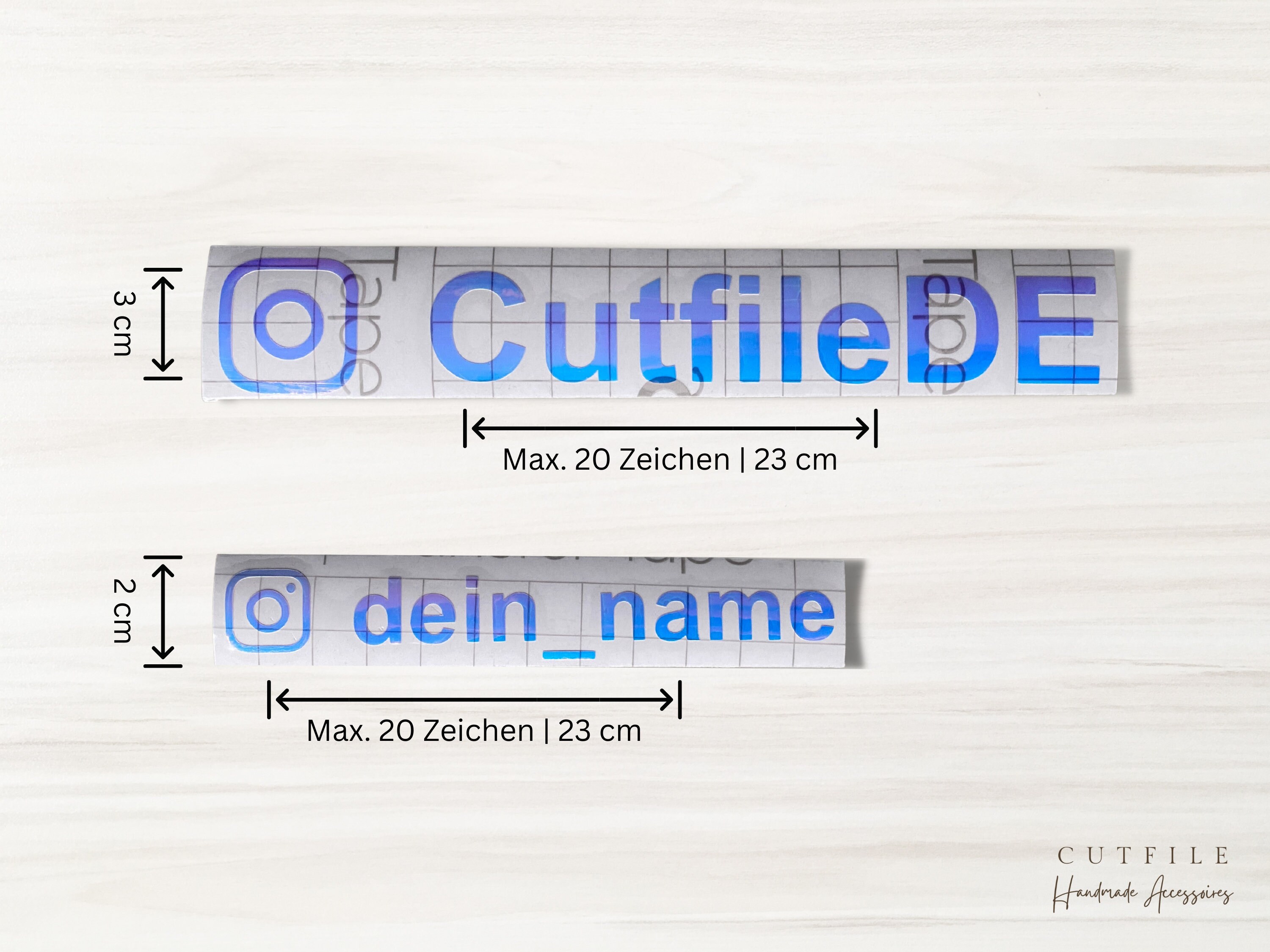 Personalized Instagram Name Stickers for More Reach on Social Media Car ...