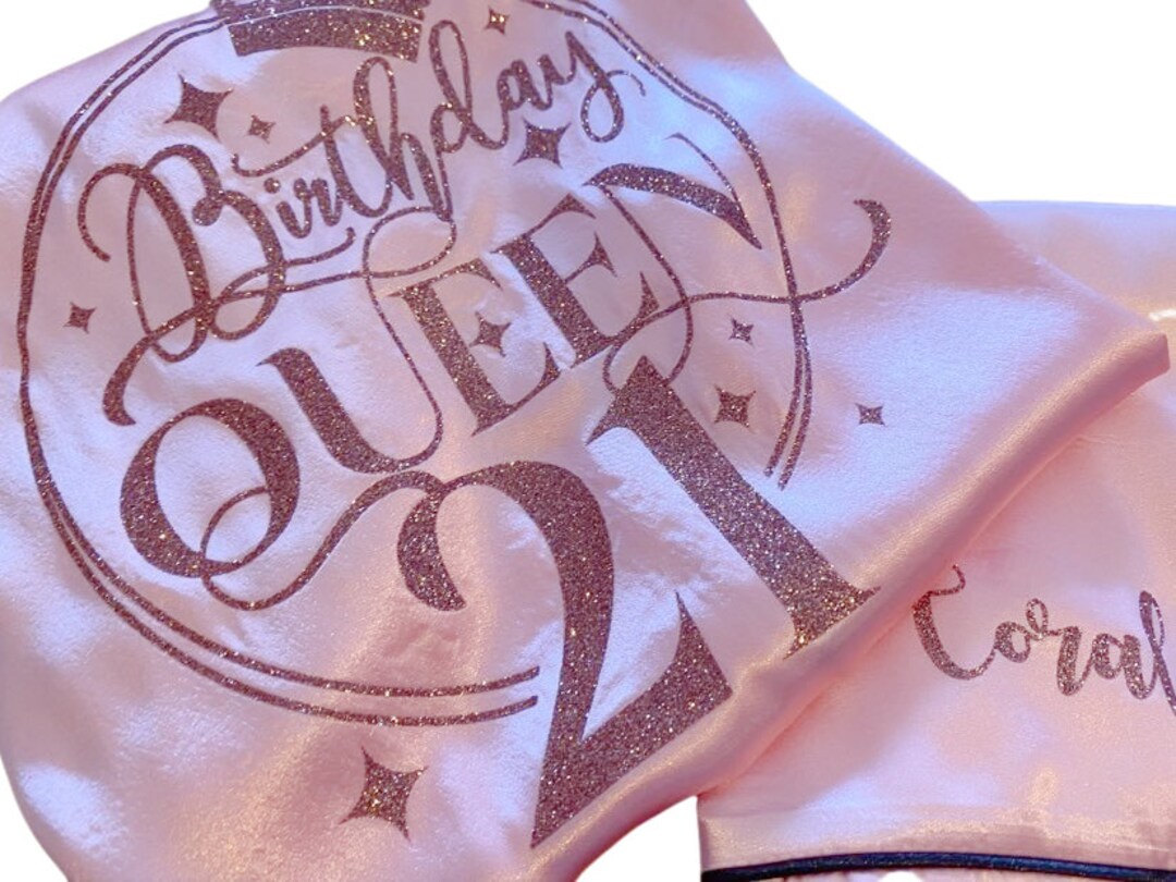 21st Birthday Pyjamas With Name 21st Birthday Pjs Rose Gold - Etsy
