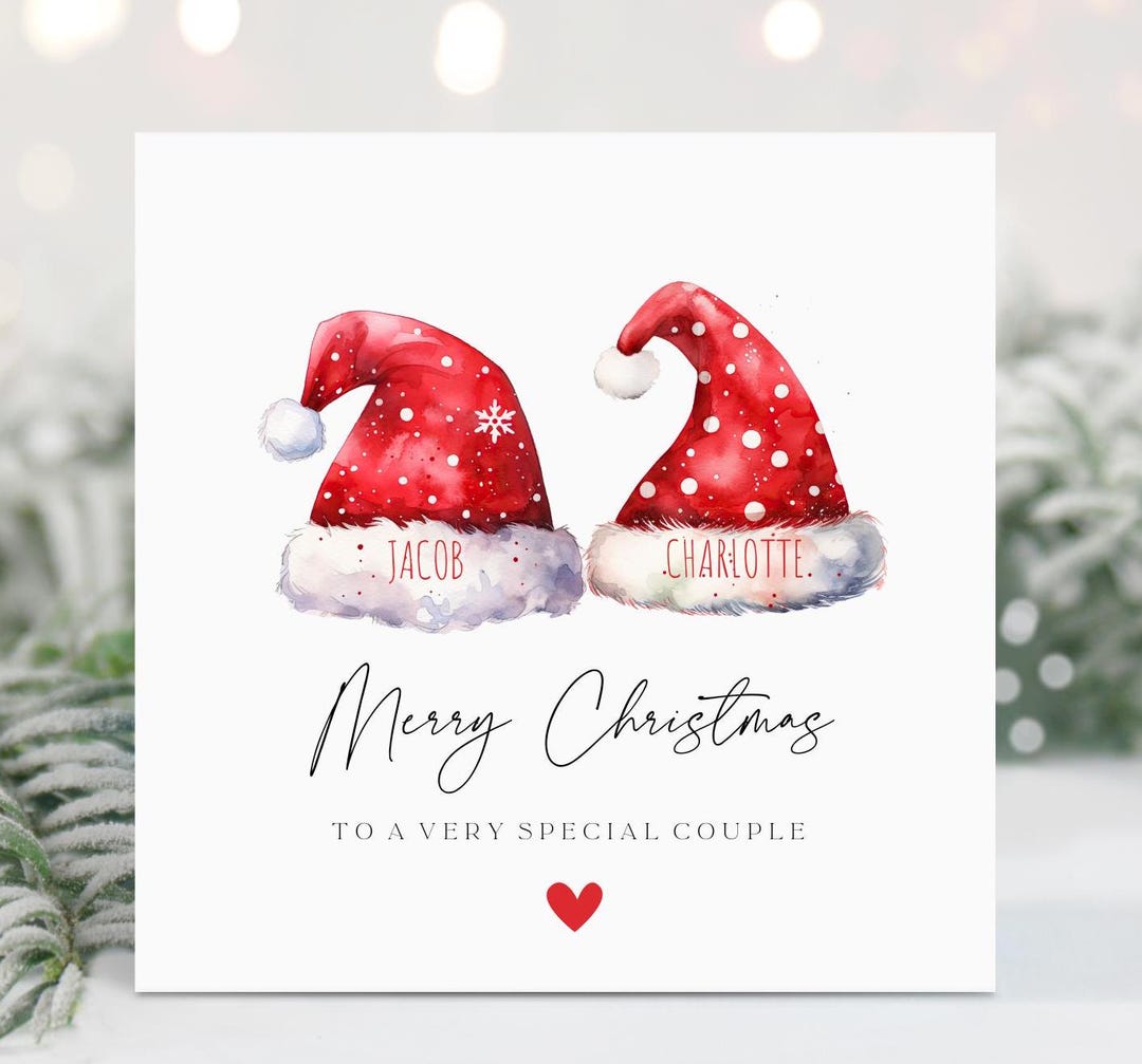 Merry Christmas to A Special Couple Card, Christmas Card for a Special ...