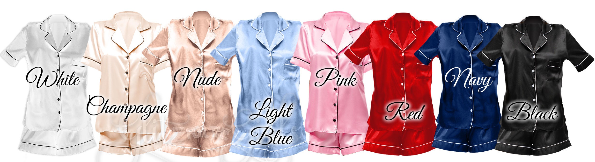 Personalised Pyjamas Bridal Party Gift Wedding Pyjamas - Etsy UK