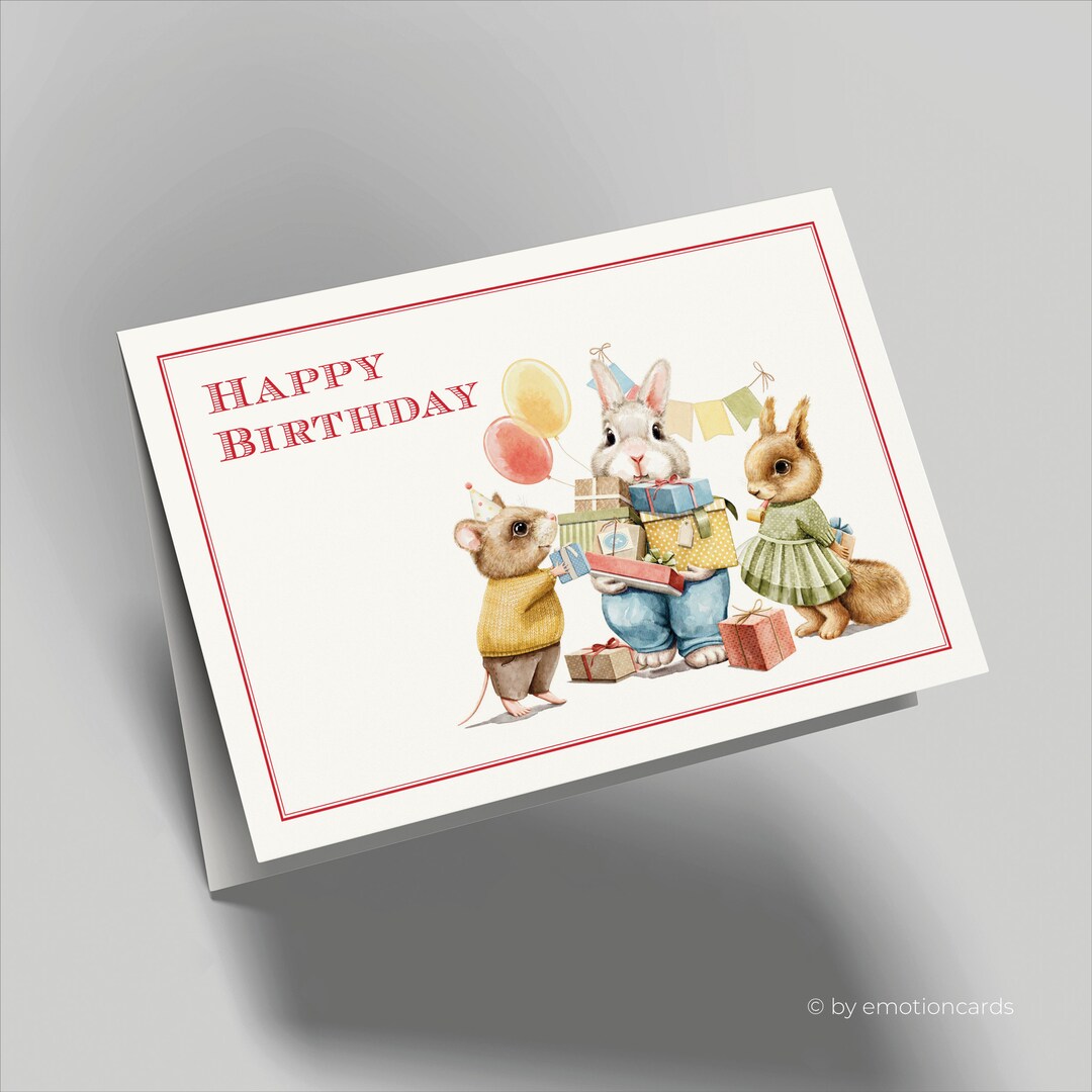 Congratulations Card Birthday Card Happy Birthday Happy Birthday ...