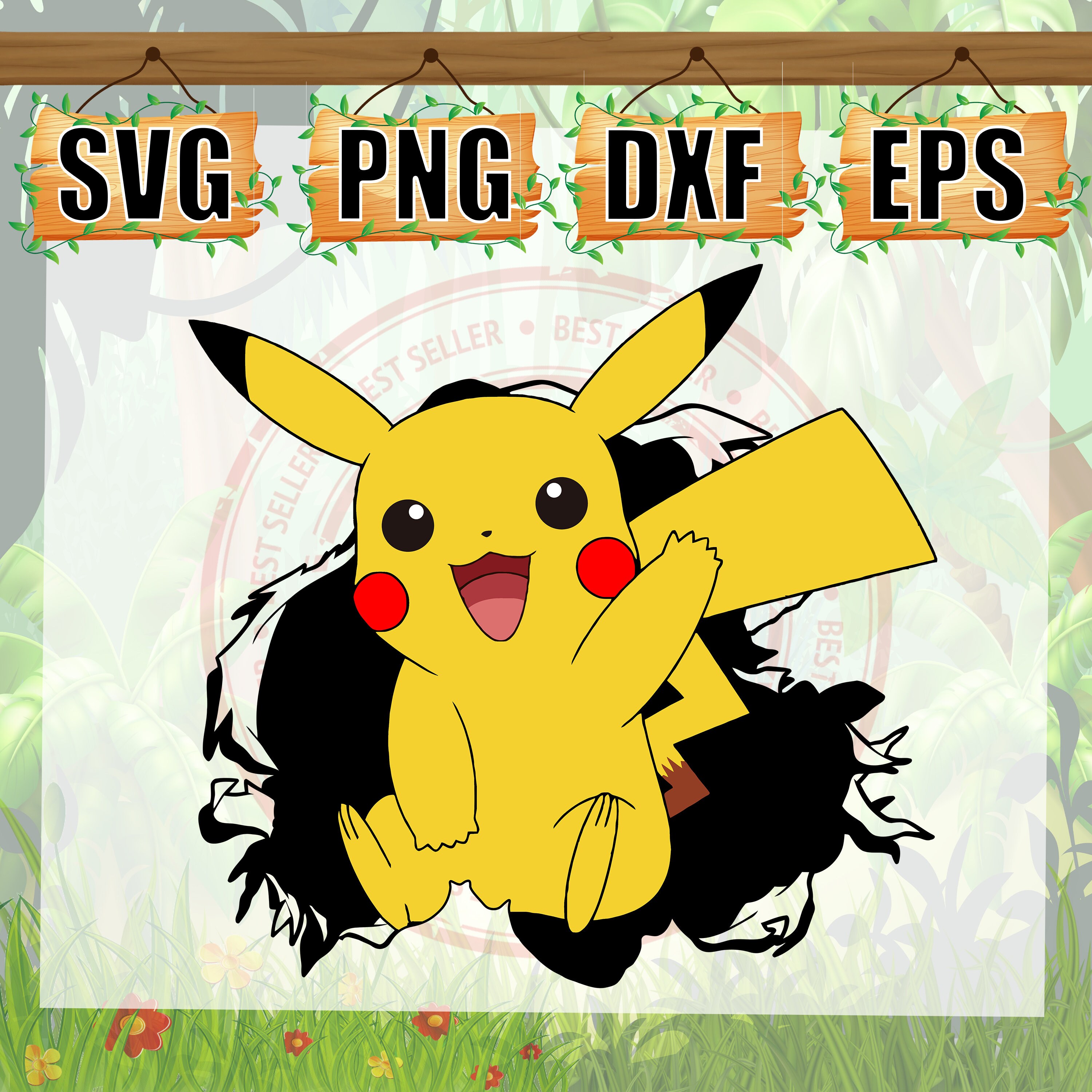 Pikachu SVG PNG Vector High Five Pokemon Svg Pikachu Svg - Etsy Canada