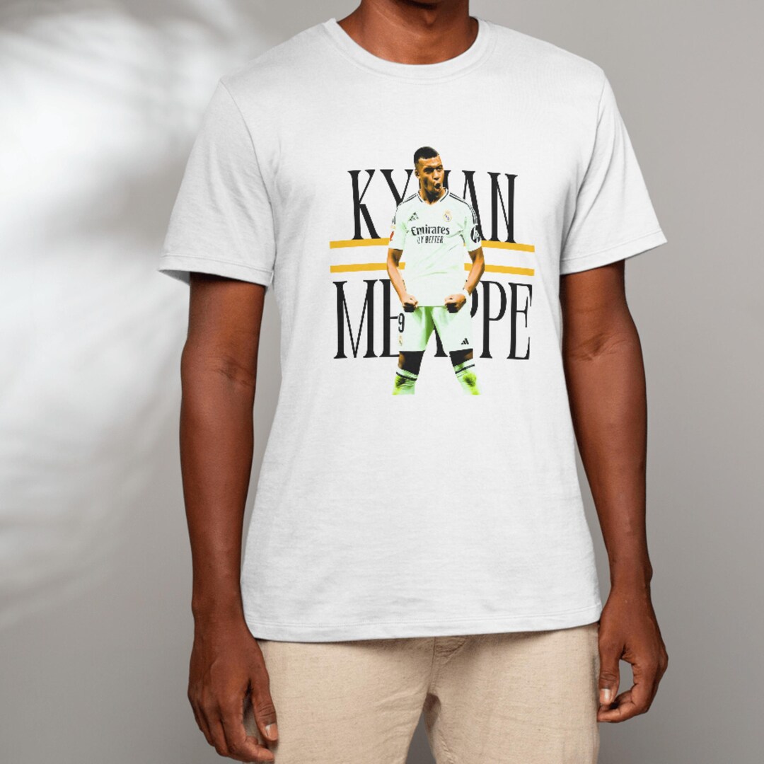 Kylian Mbappé T-shirt – Bold Soccer Design – High-quality Unisex Shirt ...