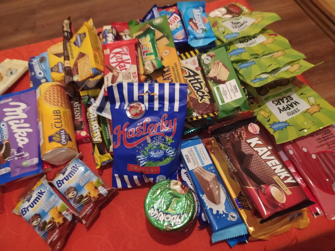 65 Pcs of Mystery Food Box Czech Slovak Chocolate Sweets, Delicious ...