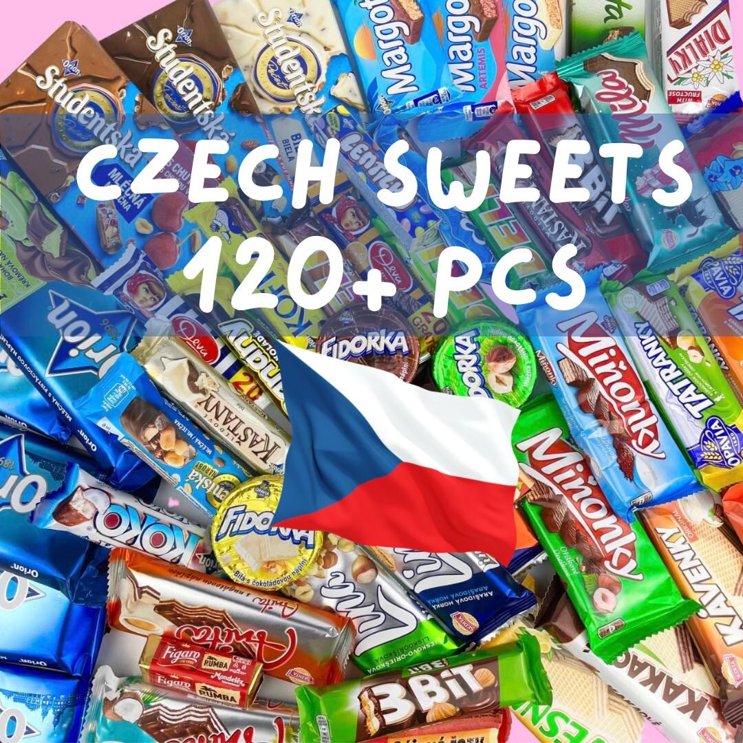 120 Pcs of Mystery Food Box Czech Slovak Chocolate Sweets, Delicious ...